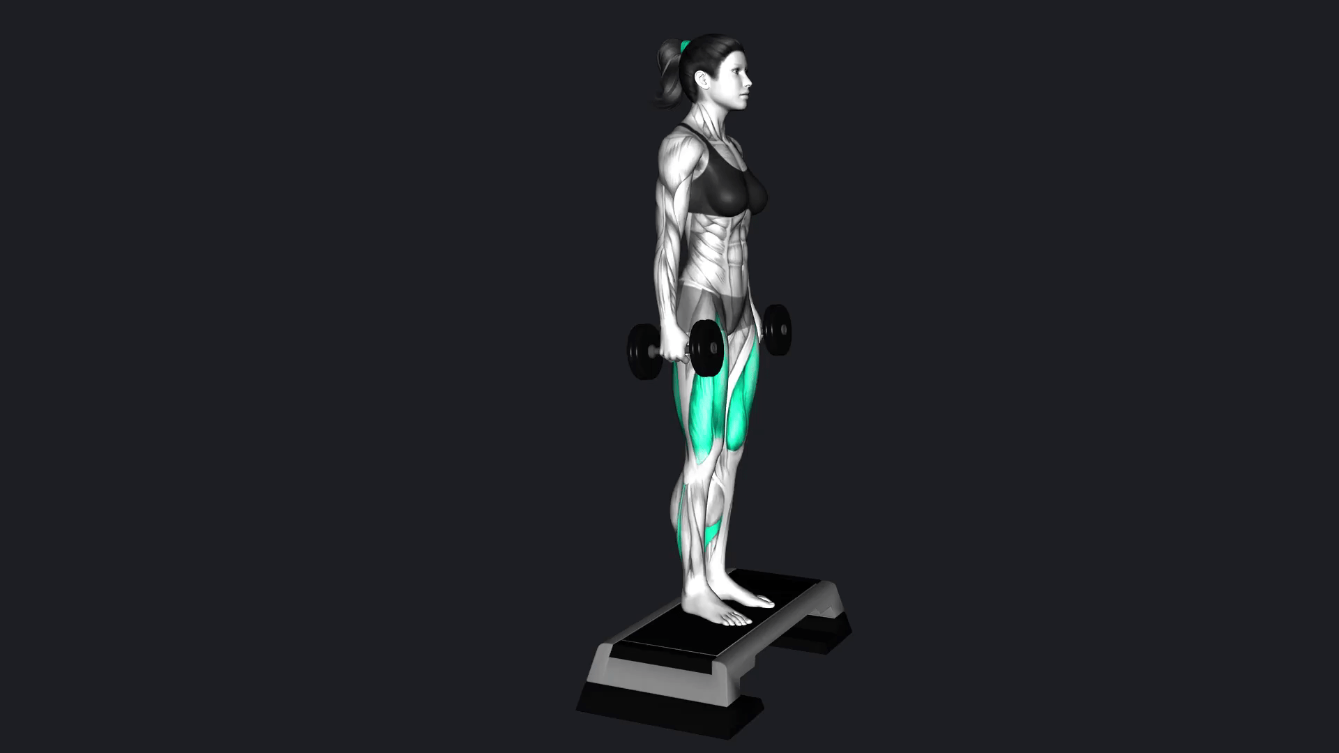 Dumbbell Step Box Backward Lunge - how to do, Alternatives, gif & More